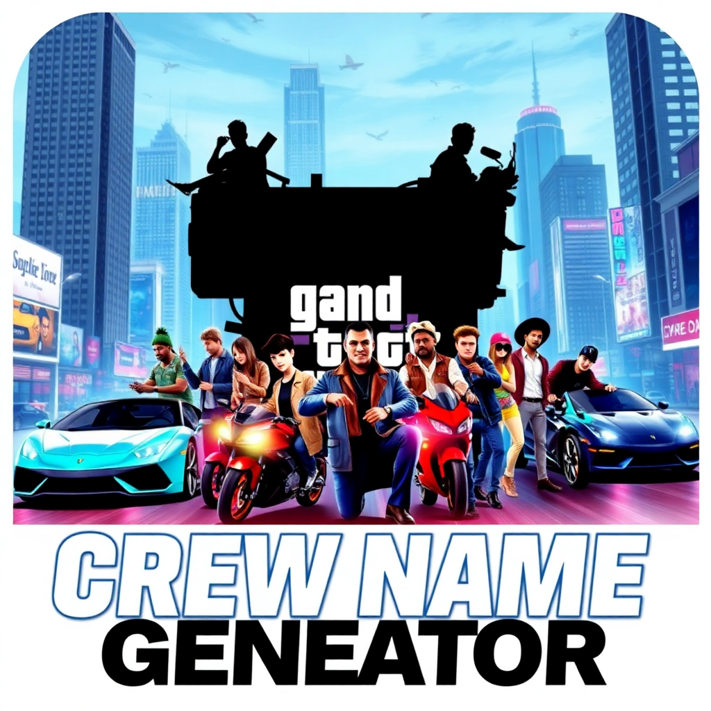 Gta Crew Name Generator - Perchance Image Generator