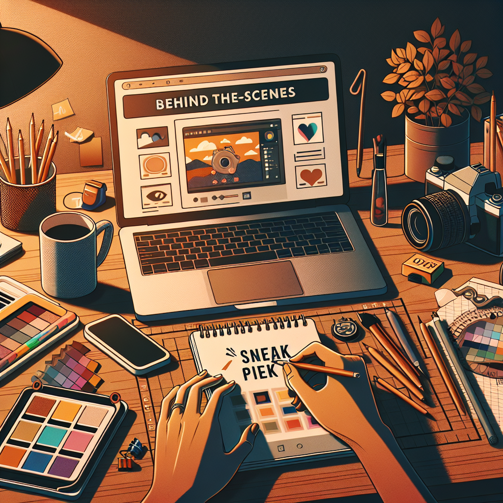 Social Media Behind The Scenes Post Generator - Perchance Image Generator