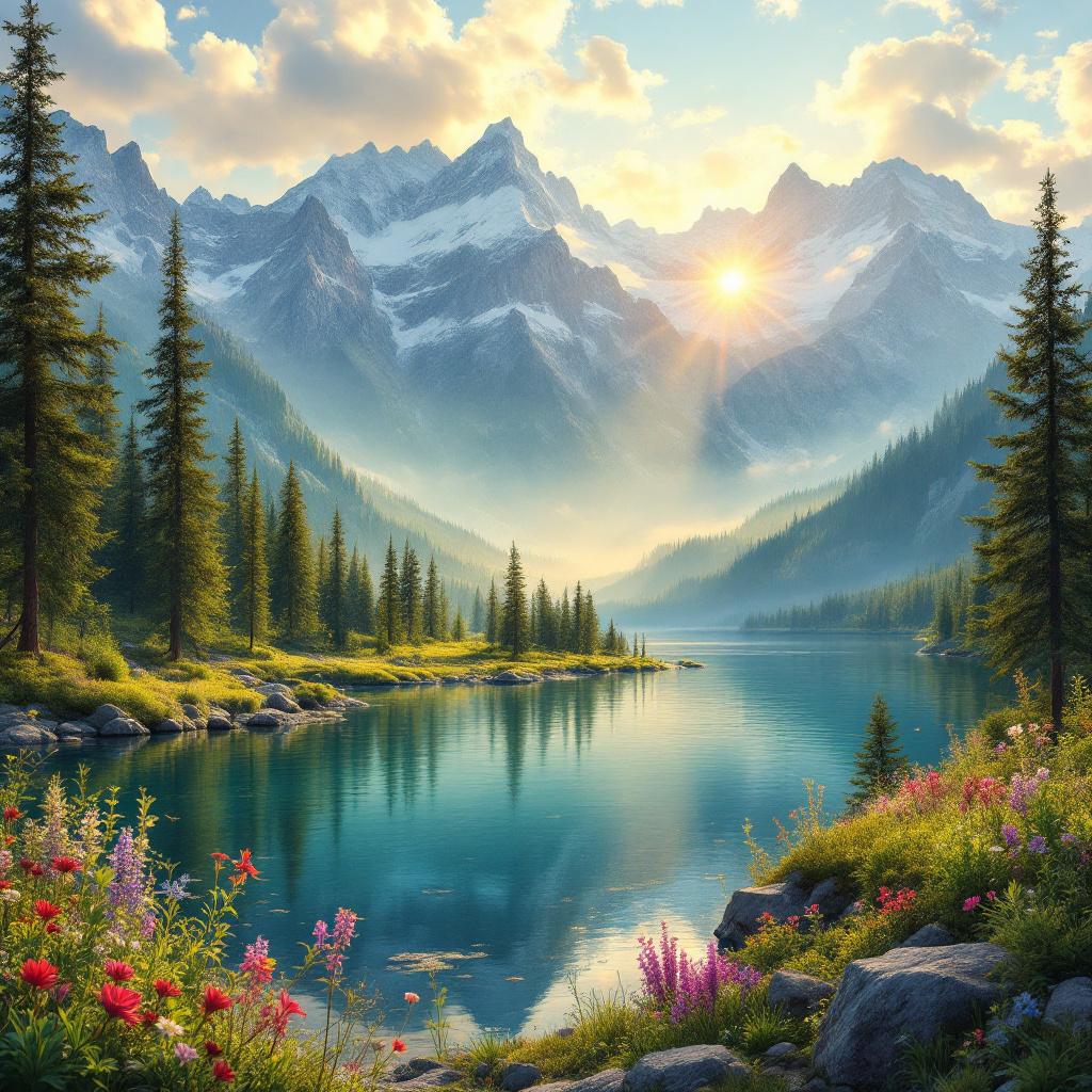 4k Desktop Landscape Generator - Perchance Image Generator