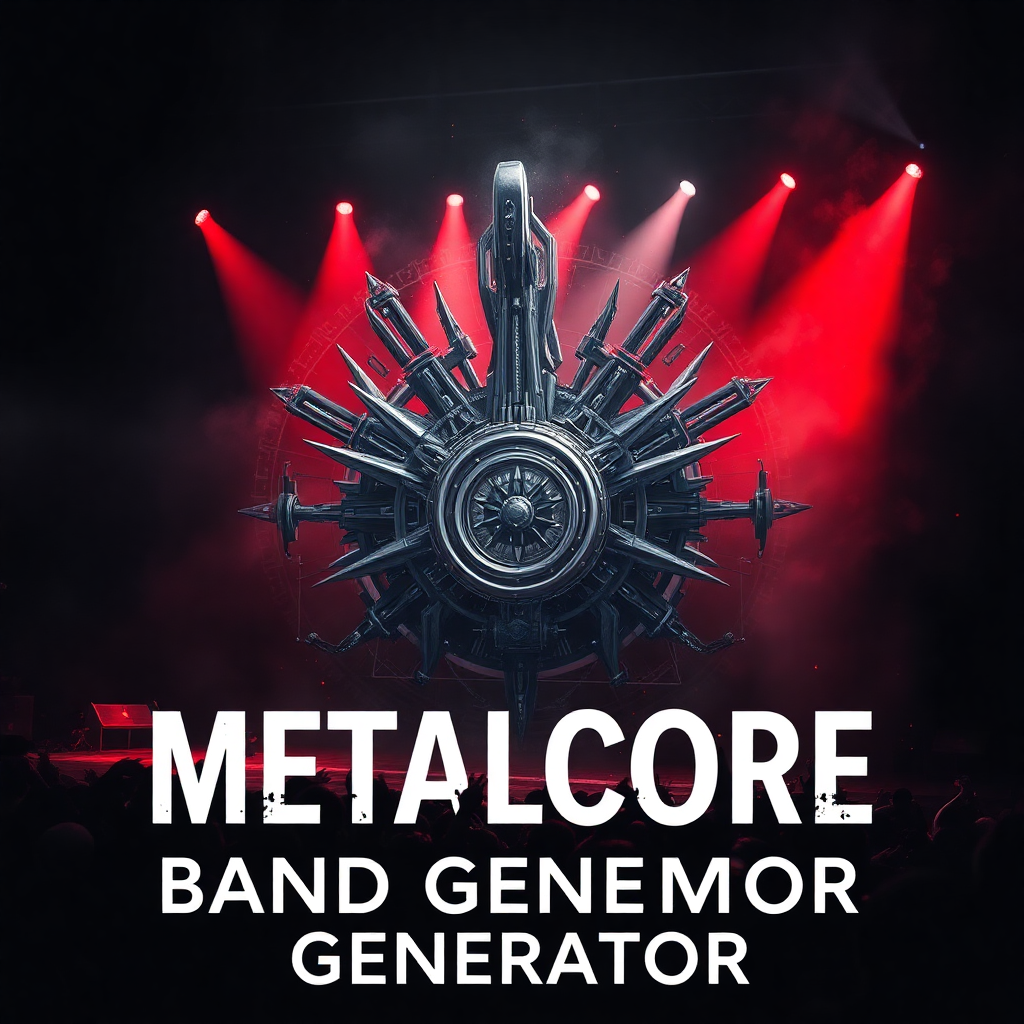 Metalcore Band Name Generator - Perchance Image Generator