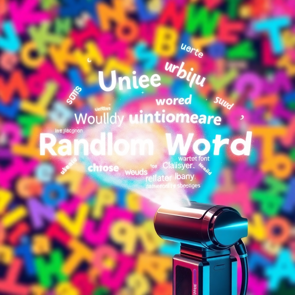 Random Unique Word Generator - Perchance Image Generator