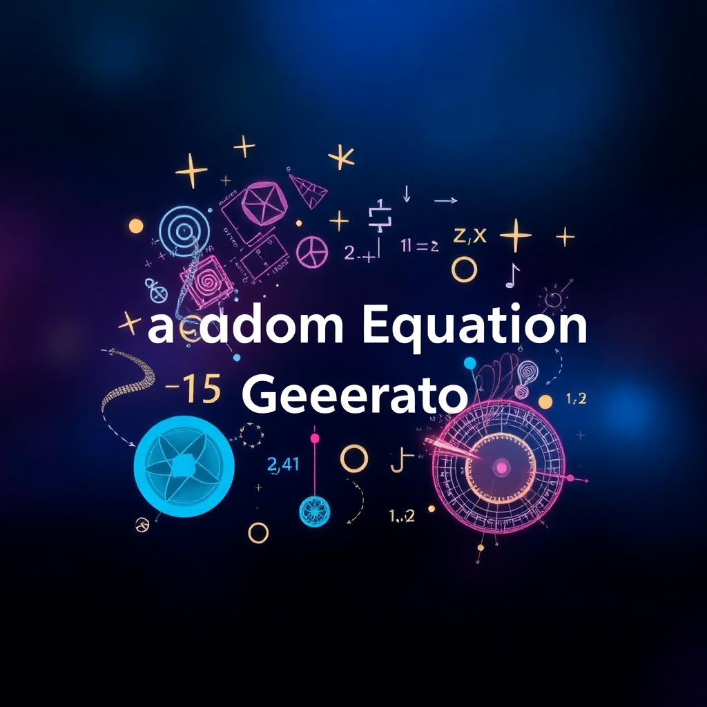 Random Equation Generator - Perchance Image Generator