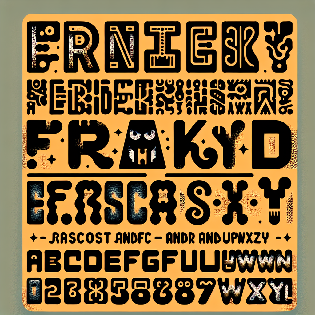 Freaky Font Generator - Perchance Image Generator