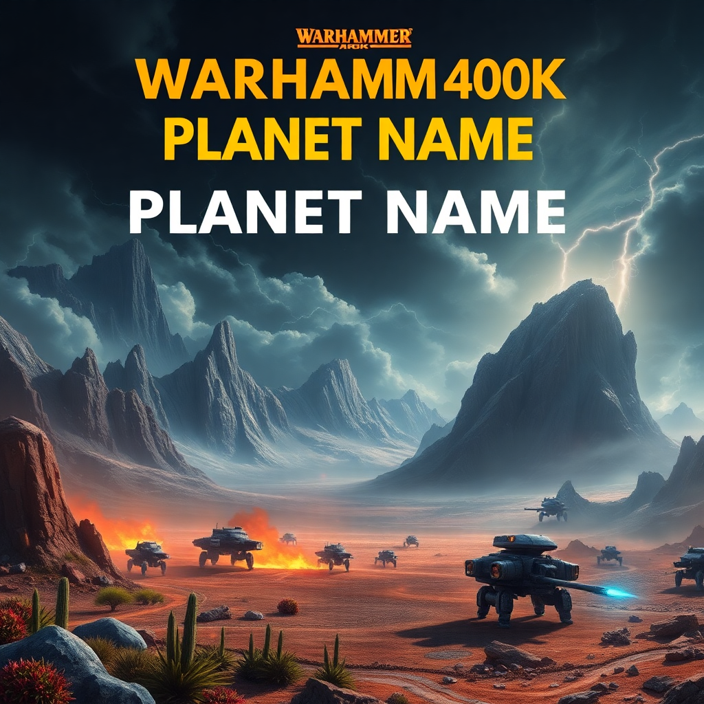 Warhammer 40k Planet Name Generator - Perchance Image Generator