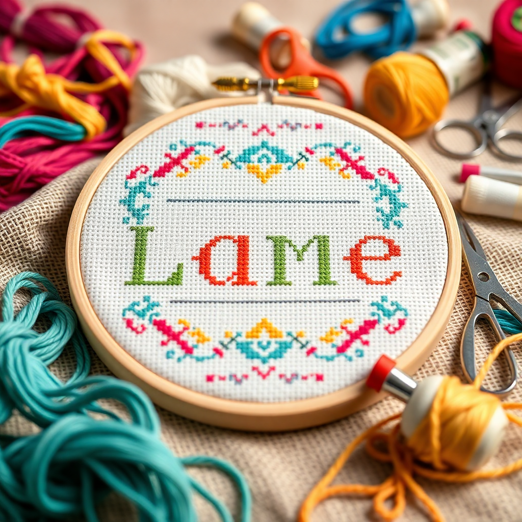 Cross Stitch Name Generator - Perchance Image Generator