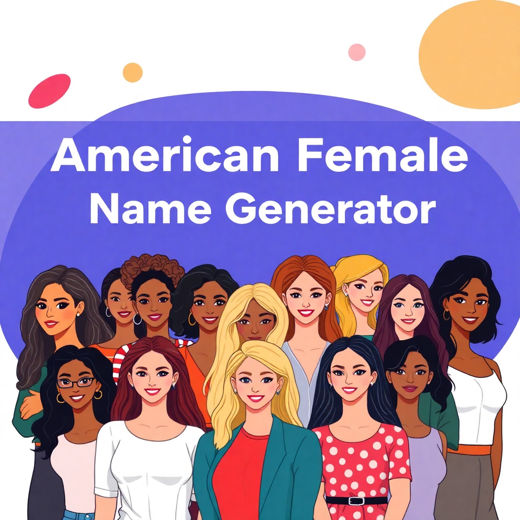 American Female Name Generator - Perchance Image Generator