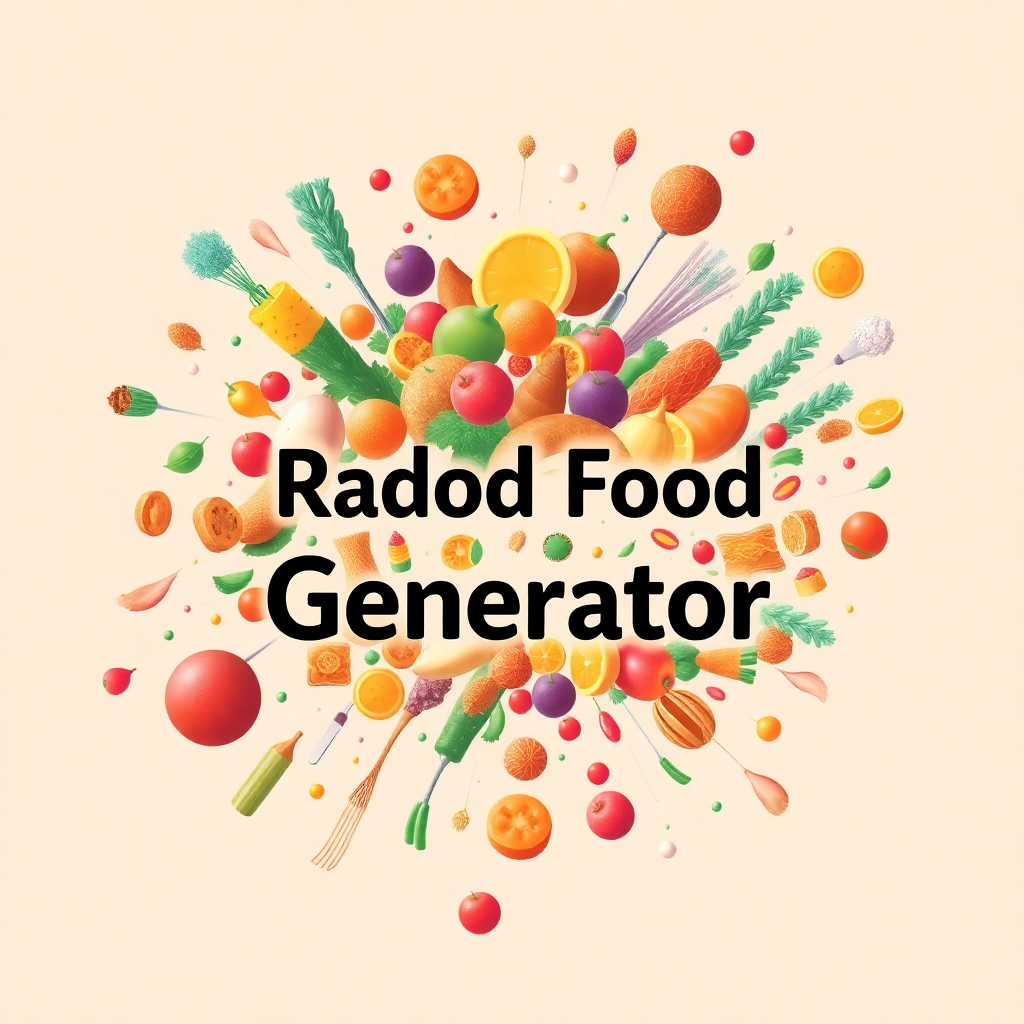 Random Food Generator - Perchance Image Generator