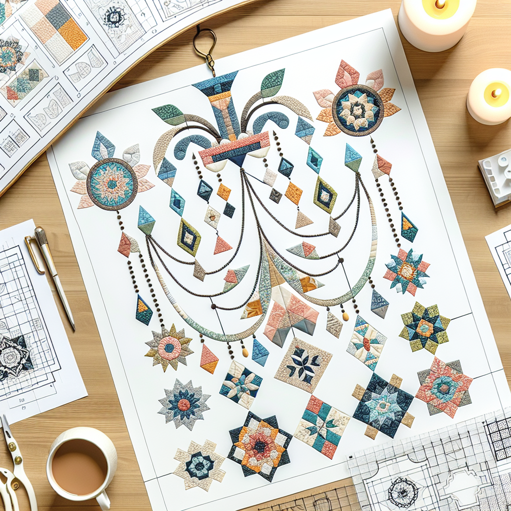 Chandelier Quilt Pattern Generator - Perchance Image Generator