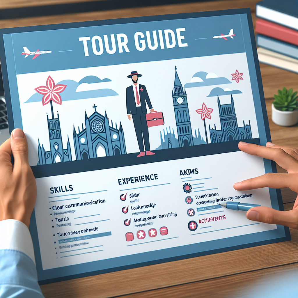 Tour Guide Resume Generator - Perchance Image Generator