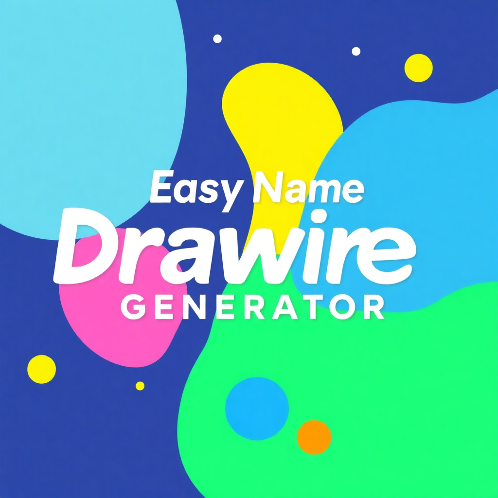 Easy Name Drawing Generator - Perchance Image Generator