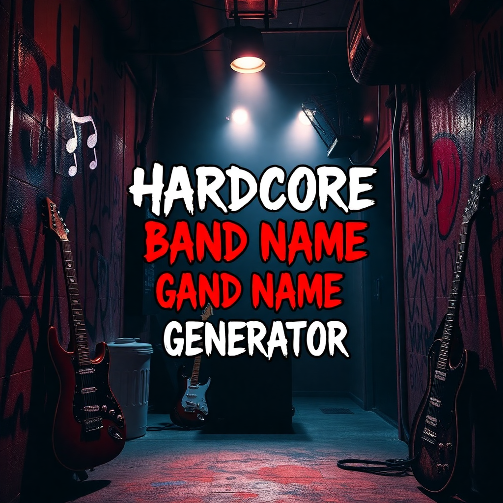 Hardcore Band Name Generator - Perchance Image Generator