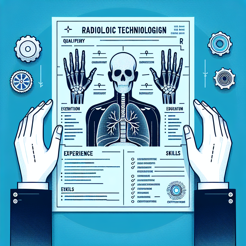 Radiologic Technologist Resume Generator - Perchance Image Generator